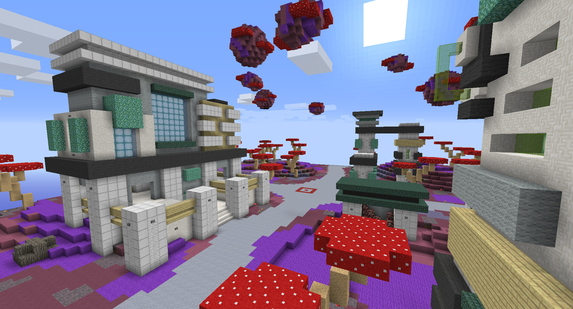 Purple Planet Sci-Fi KOTH [100x100] Minecraft Map