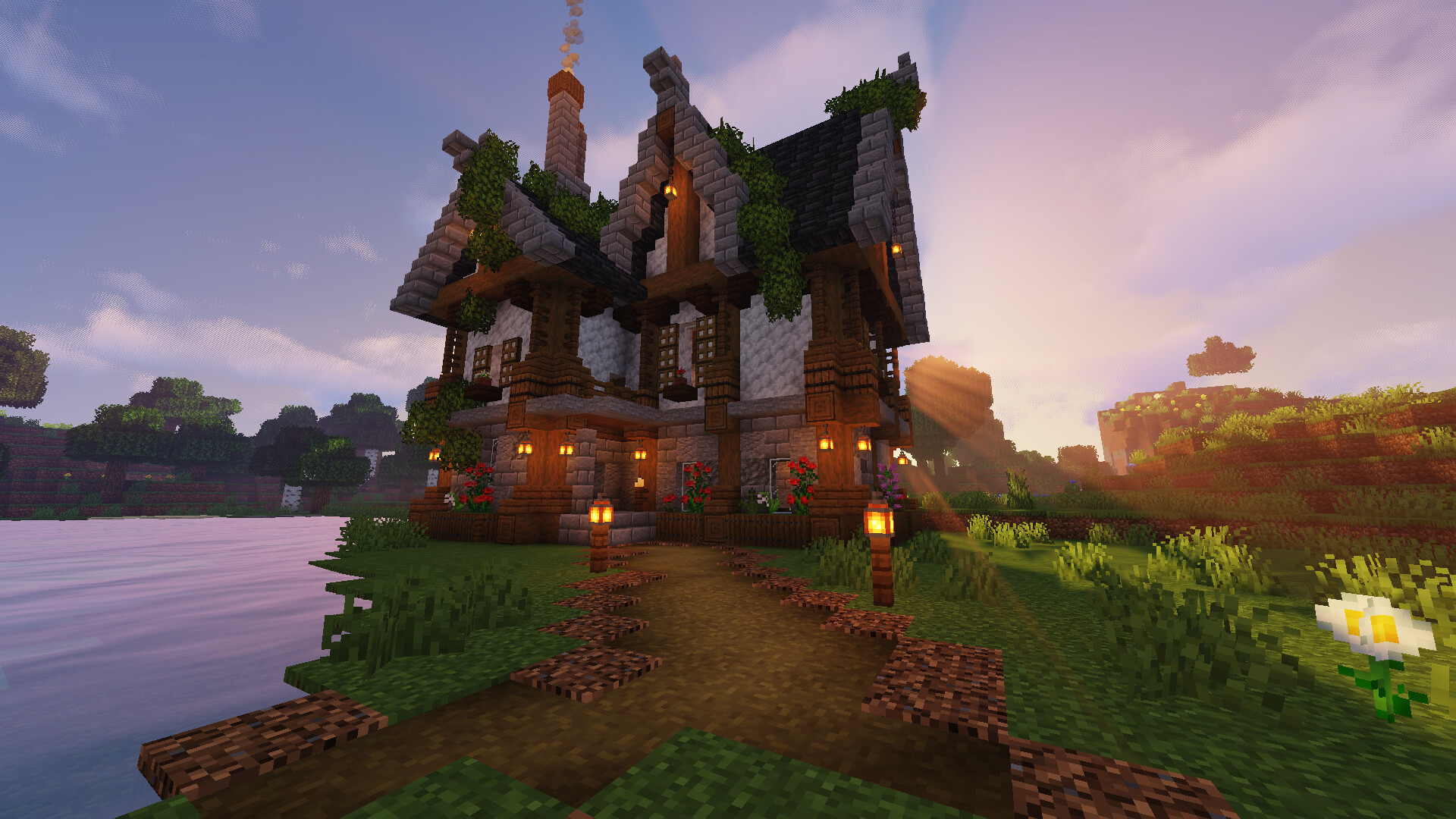 Aesthetic 1.17.1 Cottage Minecraft Map
