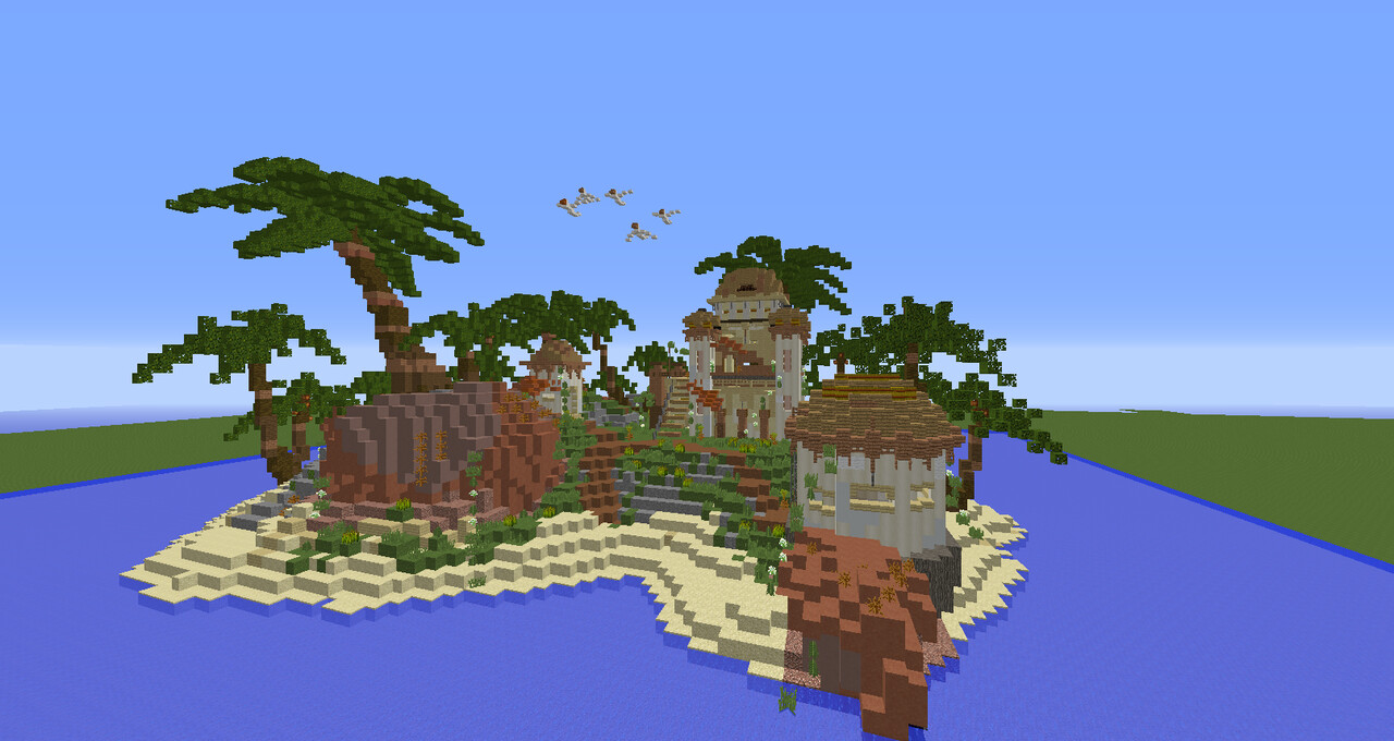 Tropical Island Minecraft Map