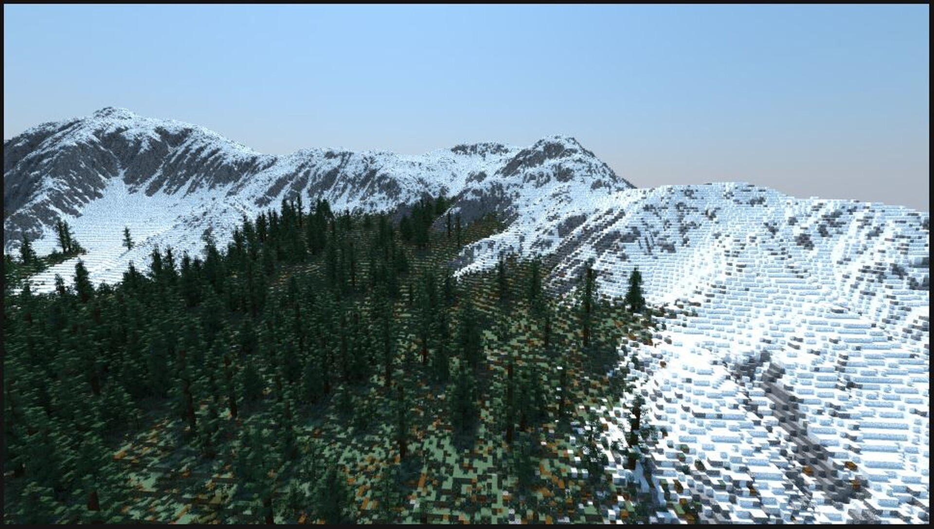 Example Ice World Minecraft Map