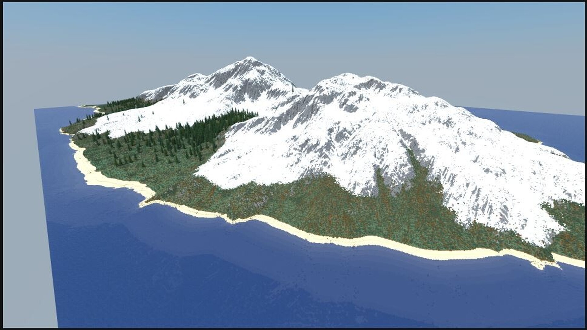 Example Ice World Minecraft Map