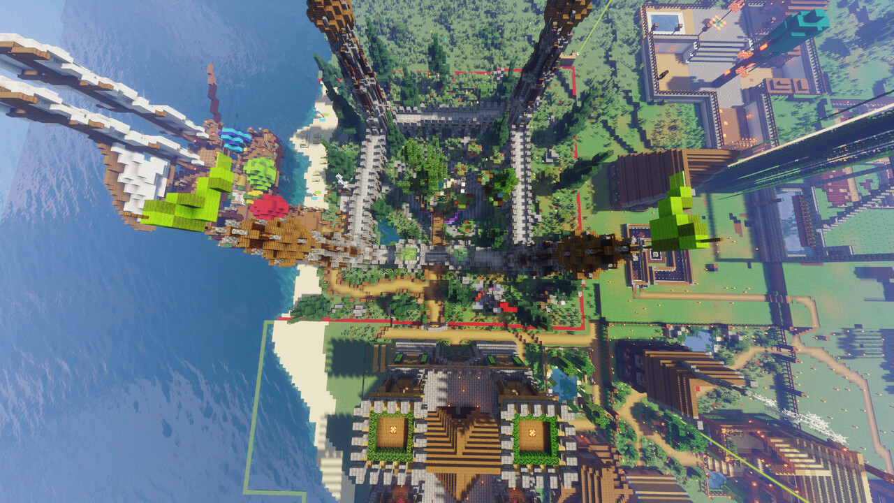 FreeBuild Spawn Minecraft Map