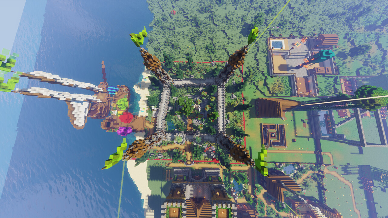 FreeBuild Spawn Minecraft Map