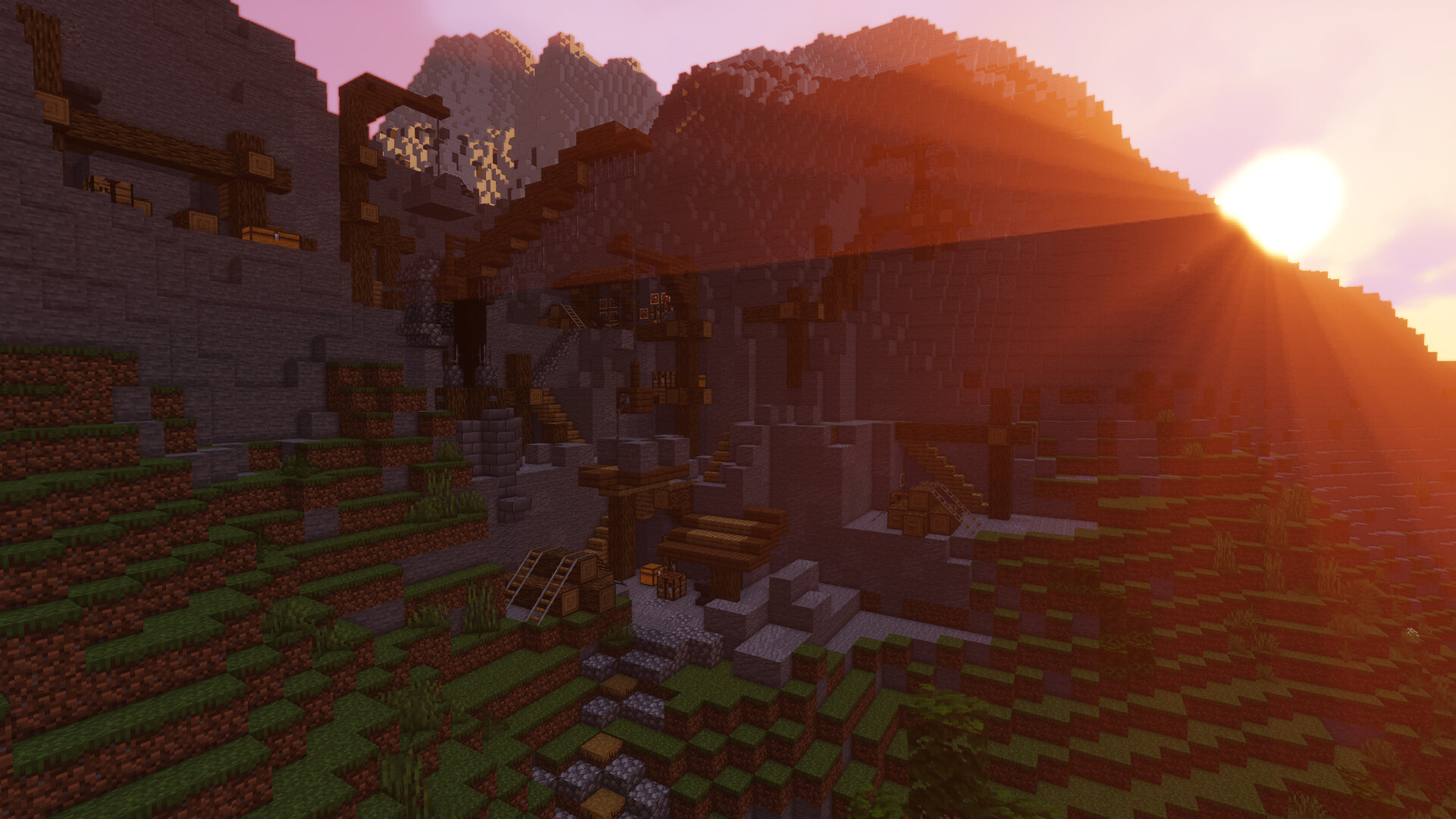 quarry - carrière de pierres - Steinbruch Minecraft Map