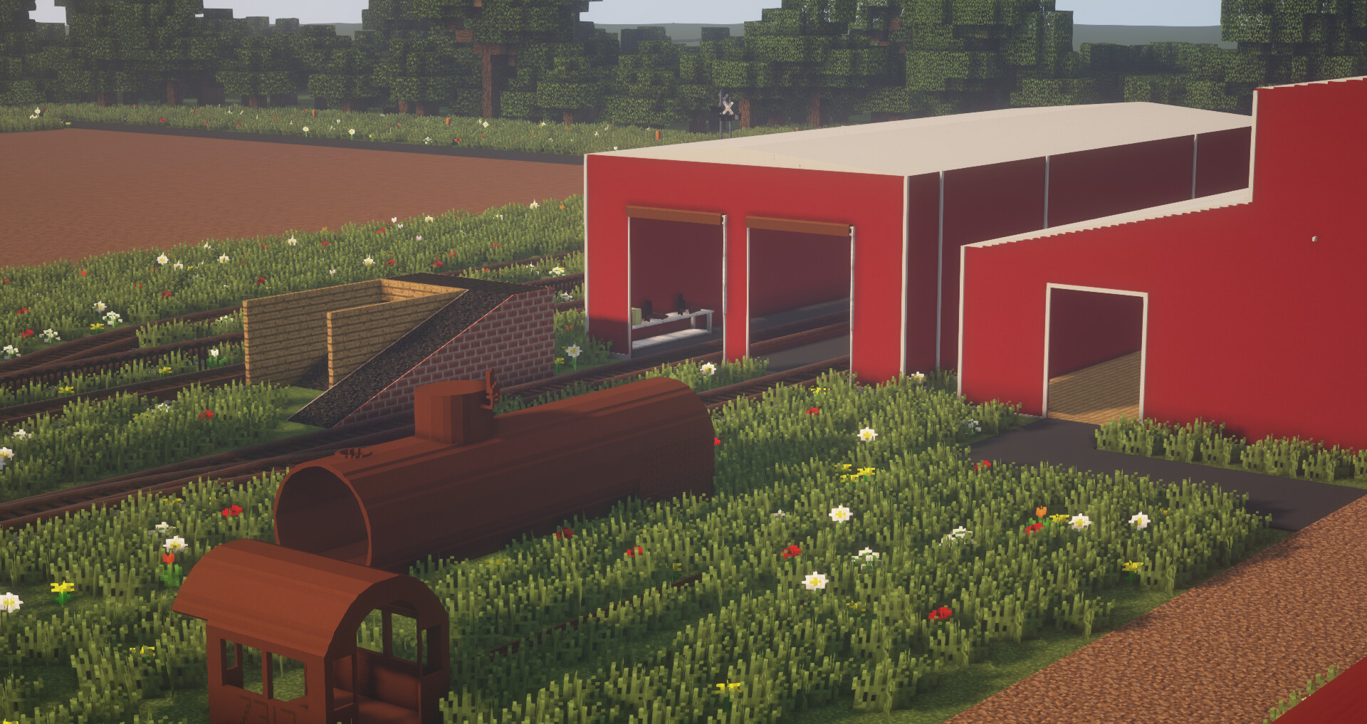 Immersive Railroading-MY Dream Farm Minecraft Map