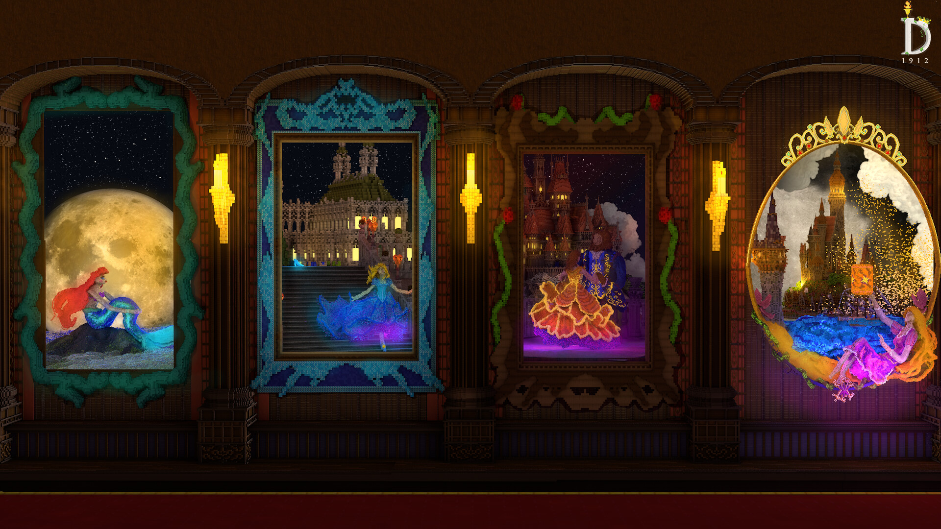 🏰Disney🏰-Princess Gallery 👑 Minecraft Map