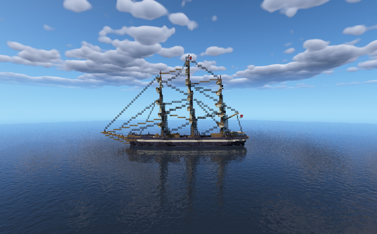 HMS Fortinatta - A 19th Century Clipper Ship Minecraft Map