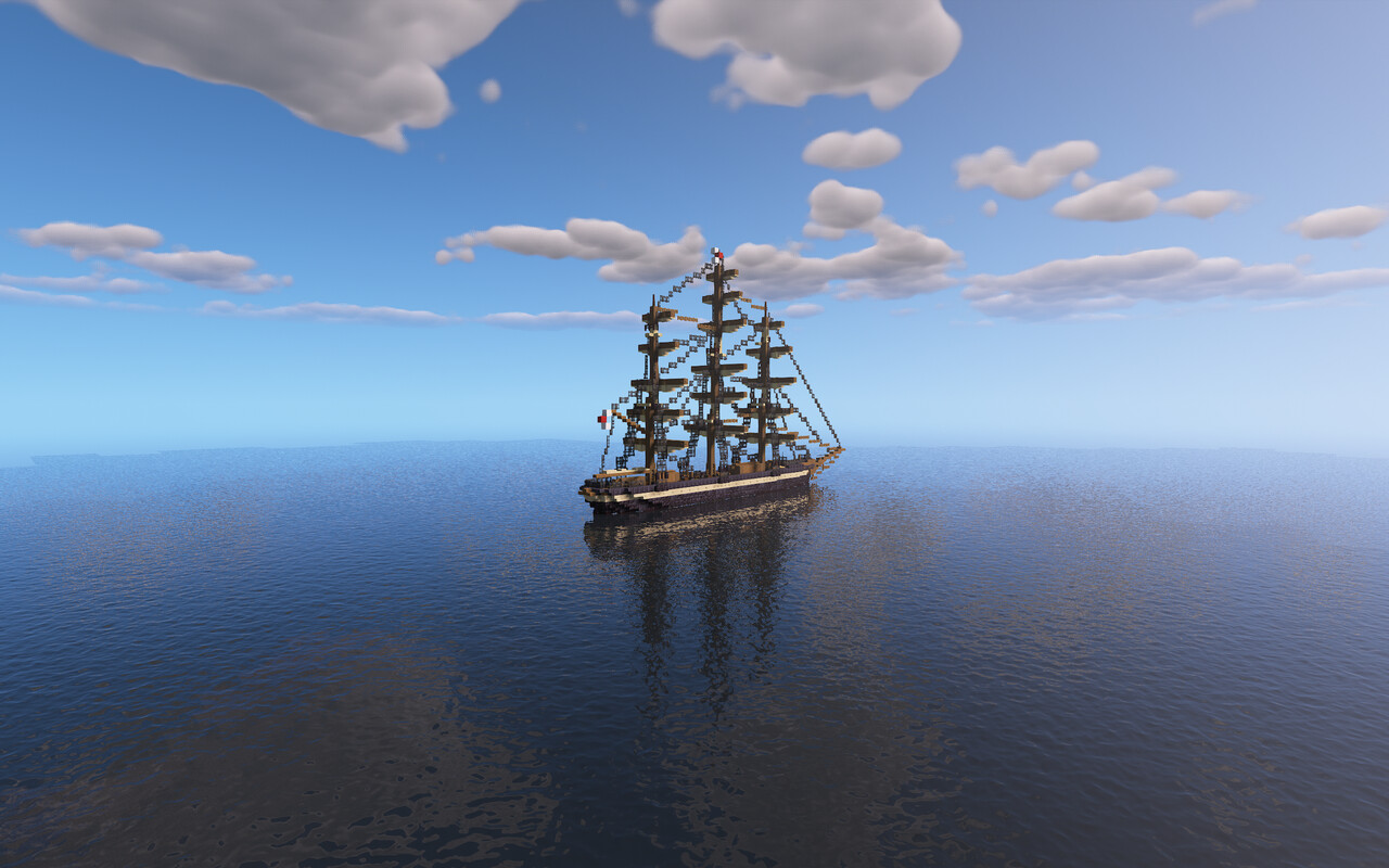 HMS Fortinatta - A 19th Century Clipper Ship Minecraft Map