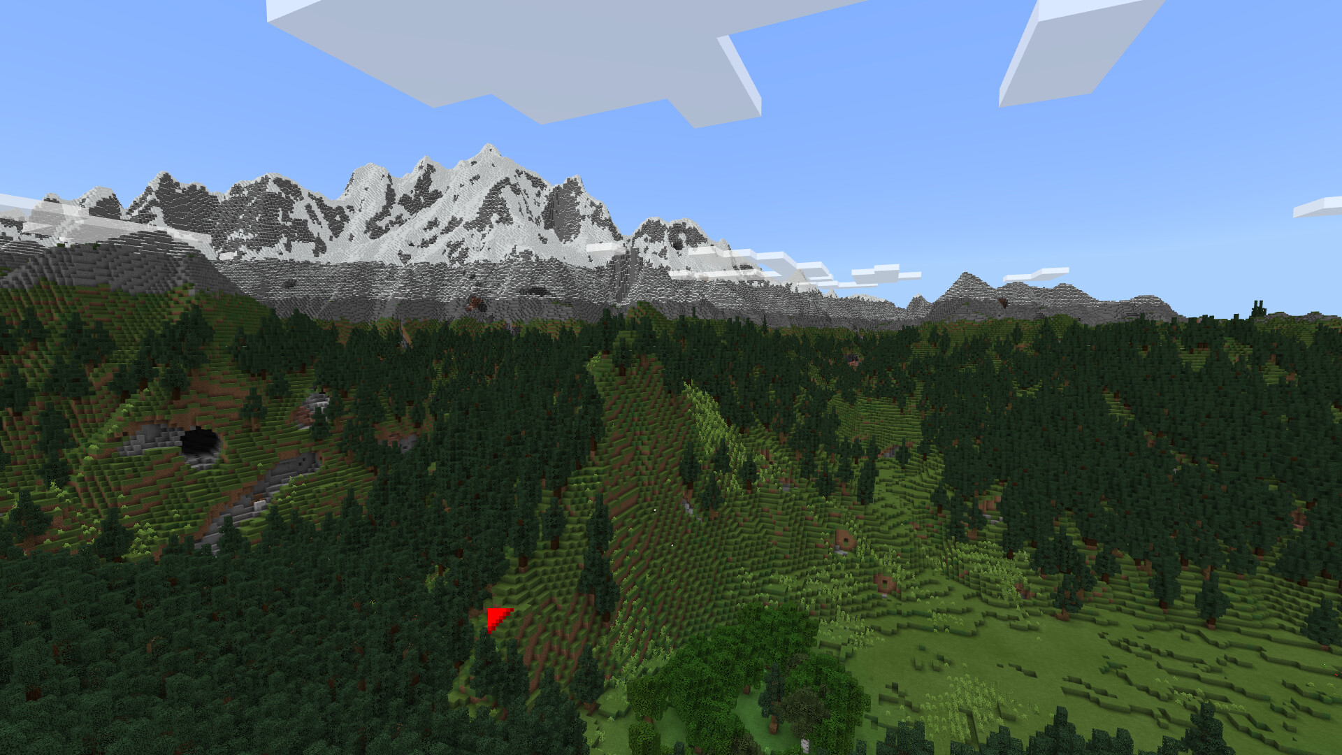 Alps Mt Blanc (Java+Bedrock) Minecraft Map