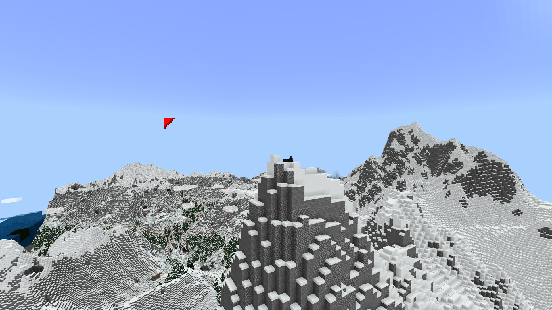 Alps Mt Blanc (Java+Bedrock) Minecraft Map