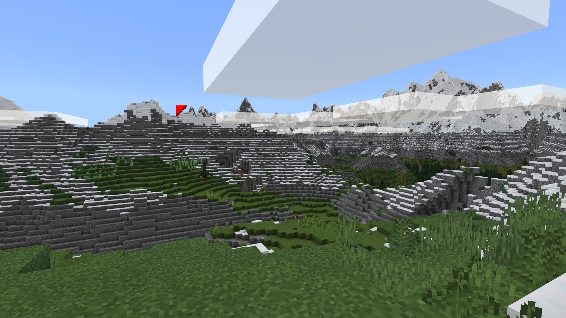 Alps Mt Blanc (Java+Bedrock) Minecraft Map