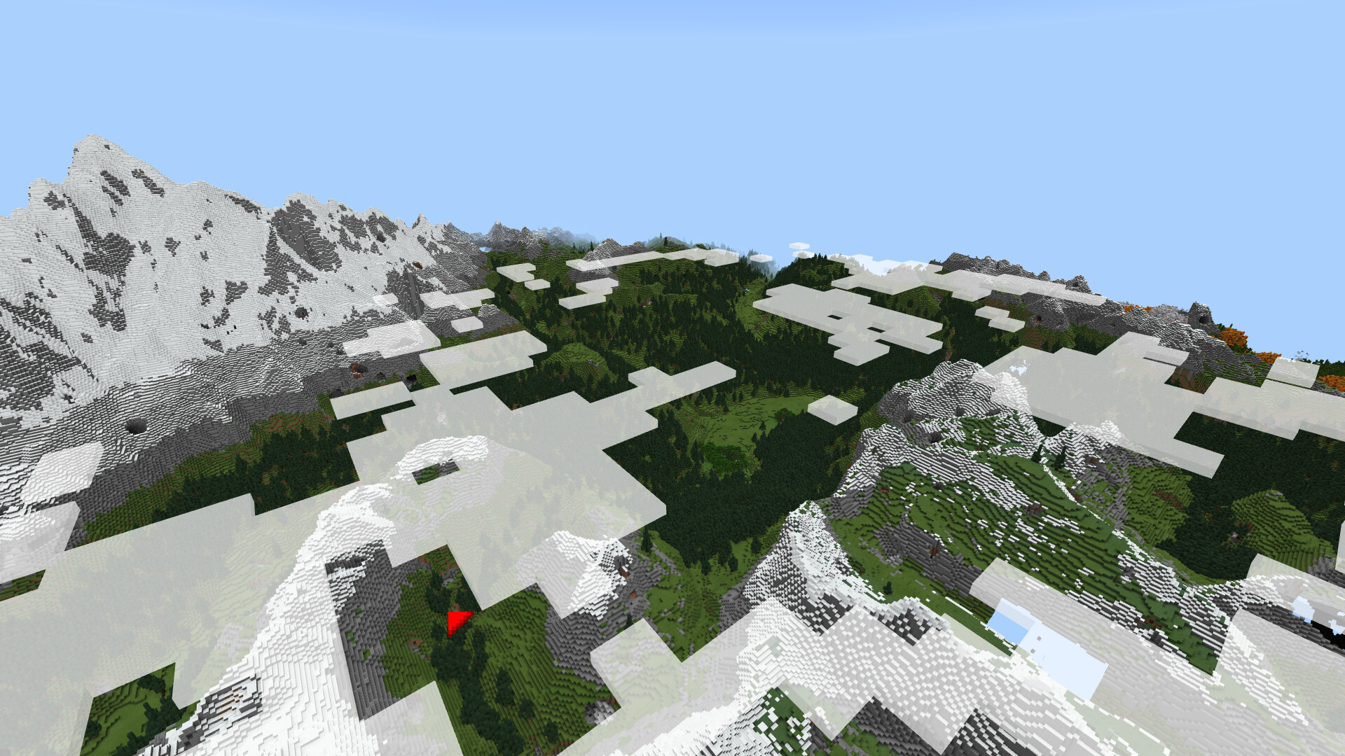 Alps Mt Blanc (Java+Bedrock) Minecraft Map