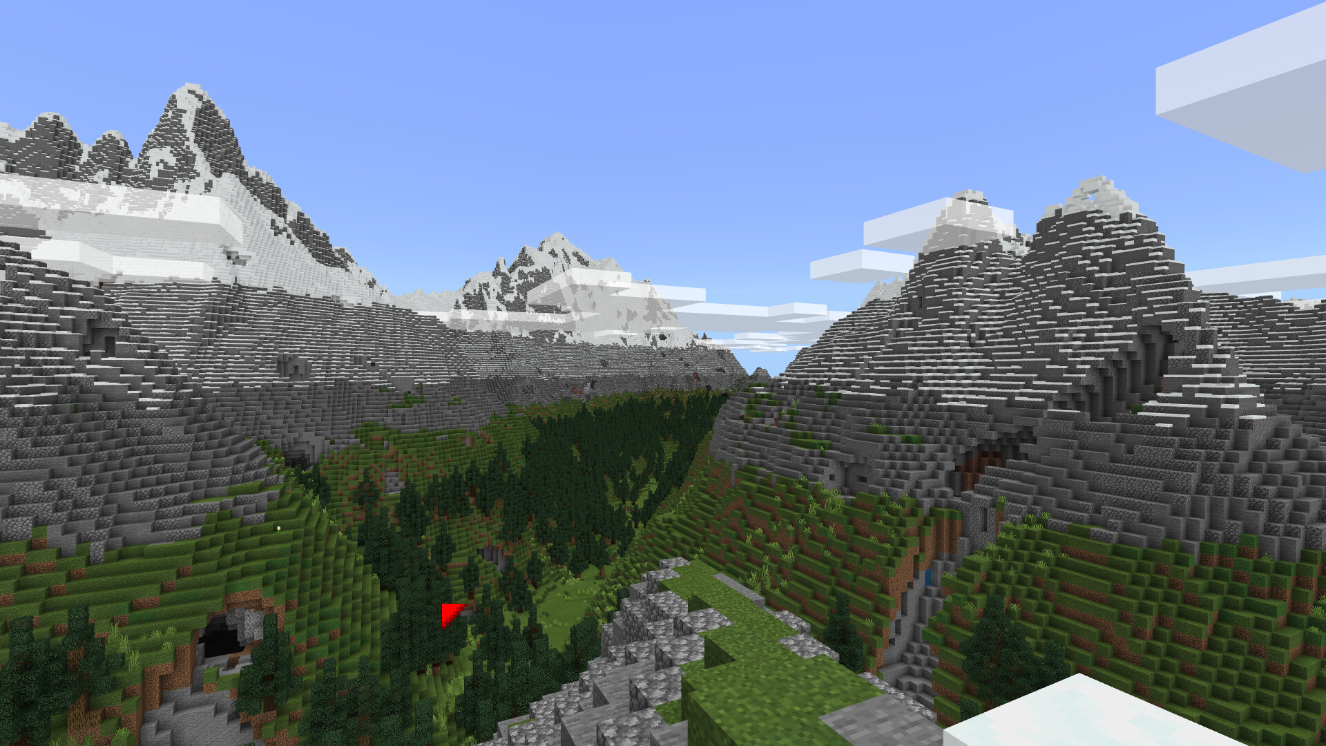 Alps Mt Blanc (Java+Bedrock) Minecraft Map