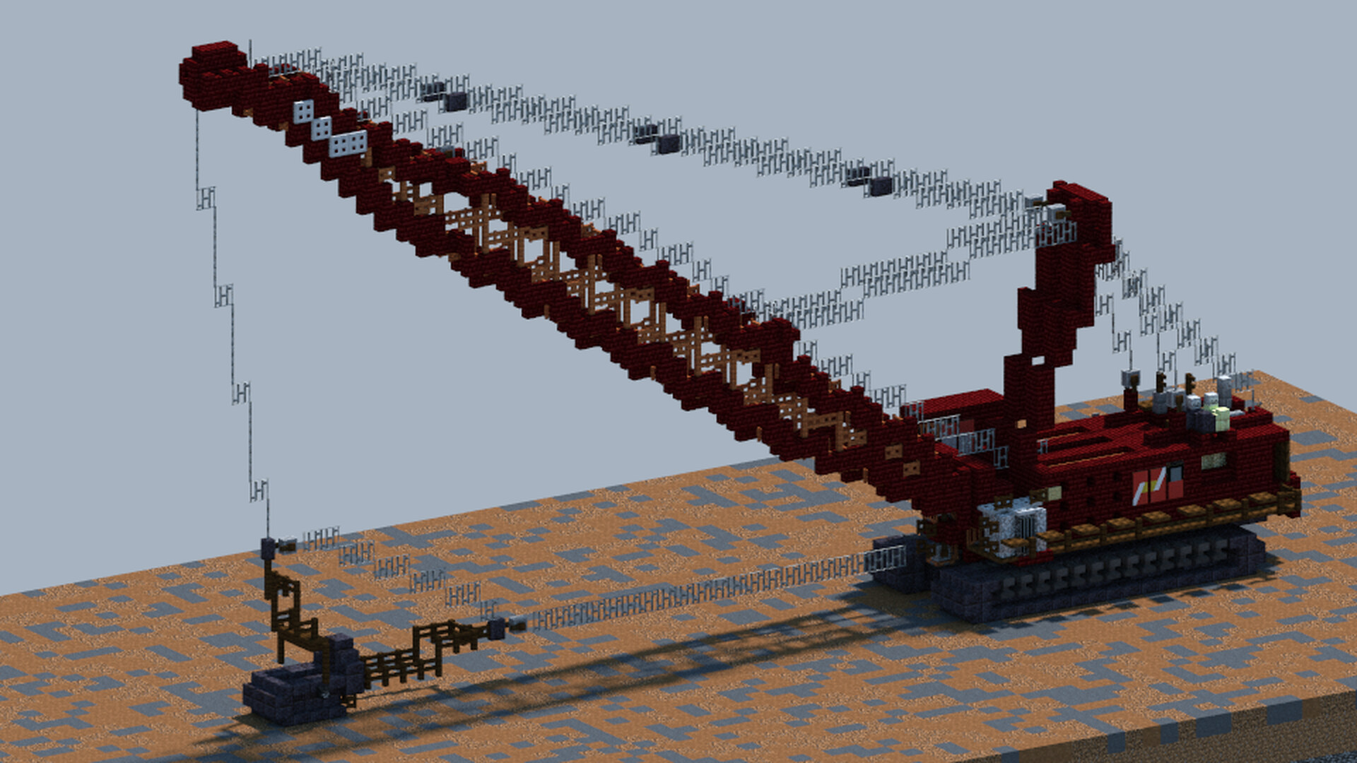 Manitowoc 4600, Dragline [With Download] Minecraft Map