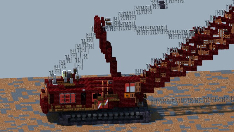 Manitowoc 4600, Dragline [With Download] Minecraft Map