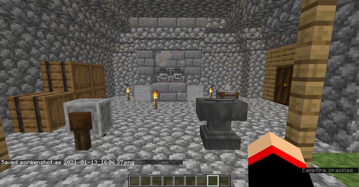 Simple Blacksmith Shop Minecraft Map