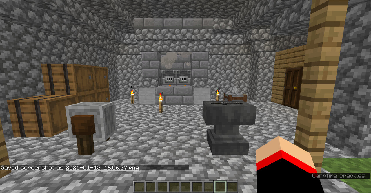 Simple Blacksmith Shop Minecraft Map