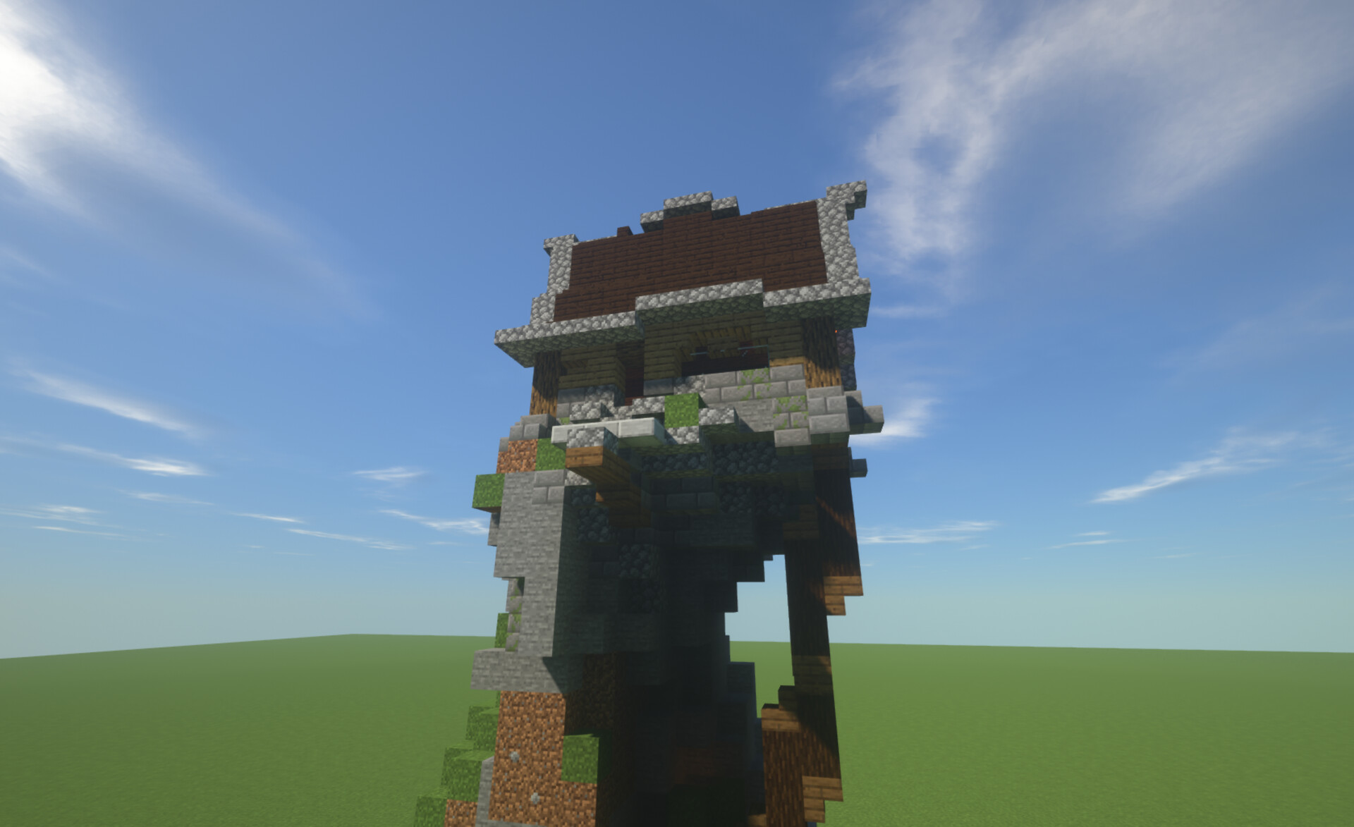 Cliffside Mountain Home Minecraft Map