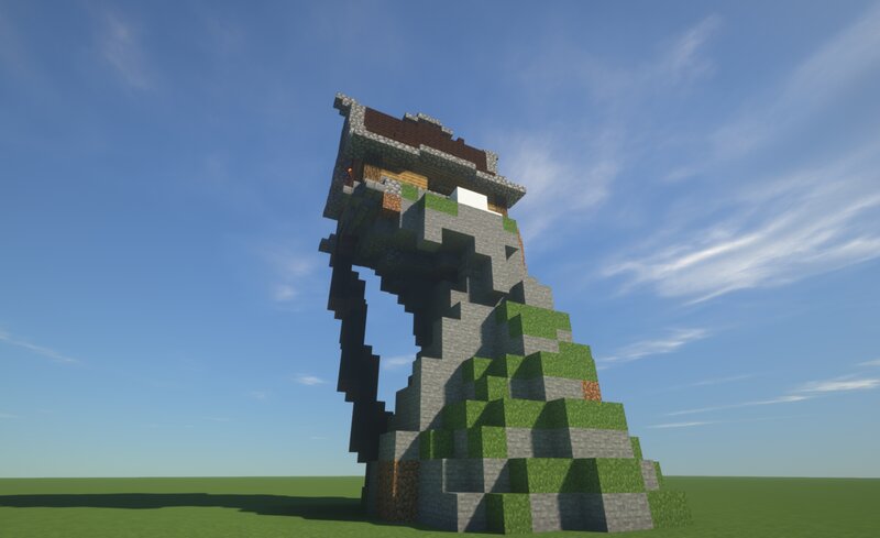 Cliffside Mountain Home Minecraft Map