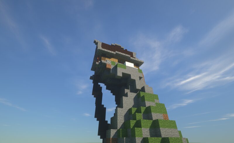 Cliffside Mountain Home Minecraft Map
