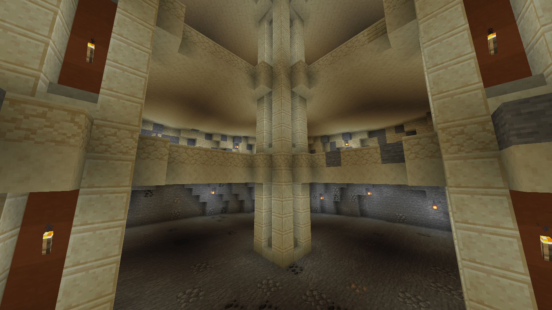 TNT RUN DESERT TEMPLE MAP 1.17 [PVP RUN] Minecraft Map