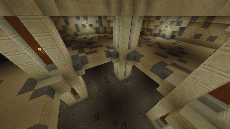 TNT RUN DESERT TEMPLE MAP 1.17 [PVP RUN] Minecraft Map