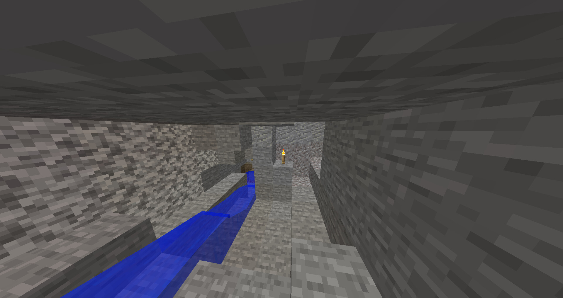 Plains biome in a giant grass block Minecraft Map