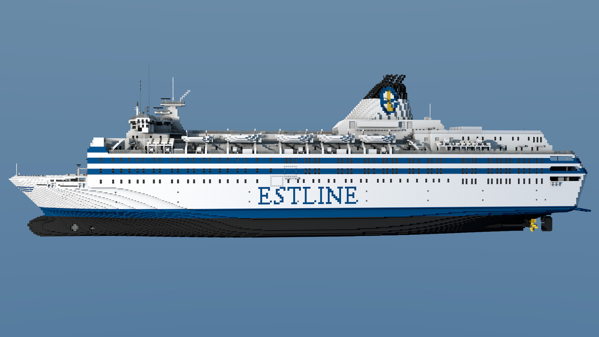 MS Estonia – scale 2:1 Minecraft Map