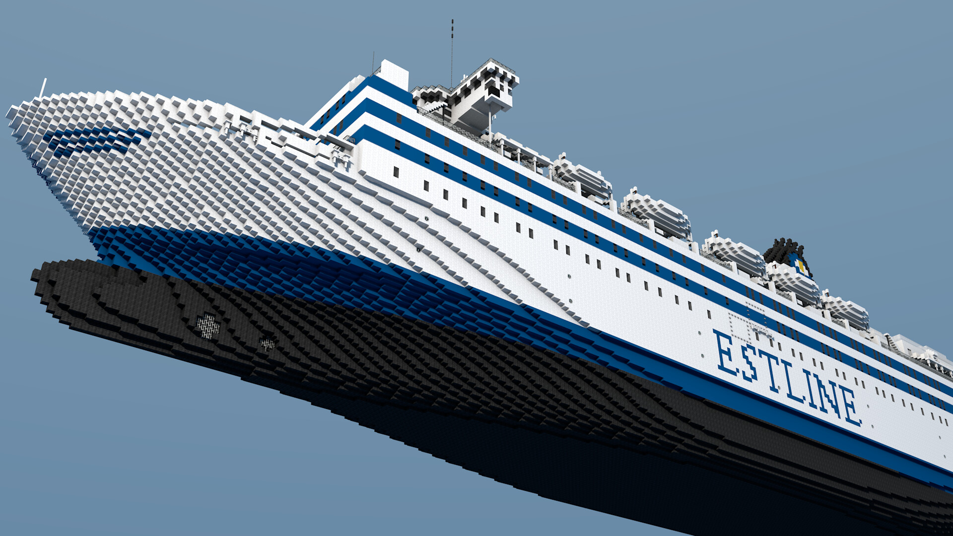 MS Estonia – scale 2:1 Minecraft Map