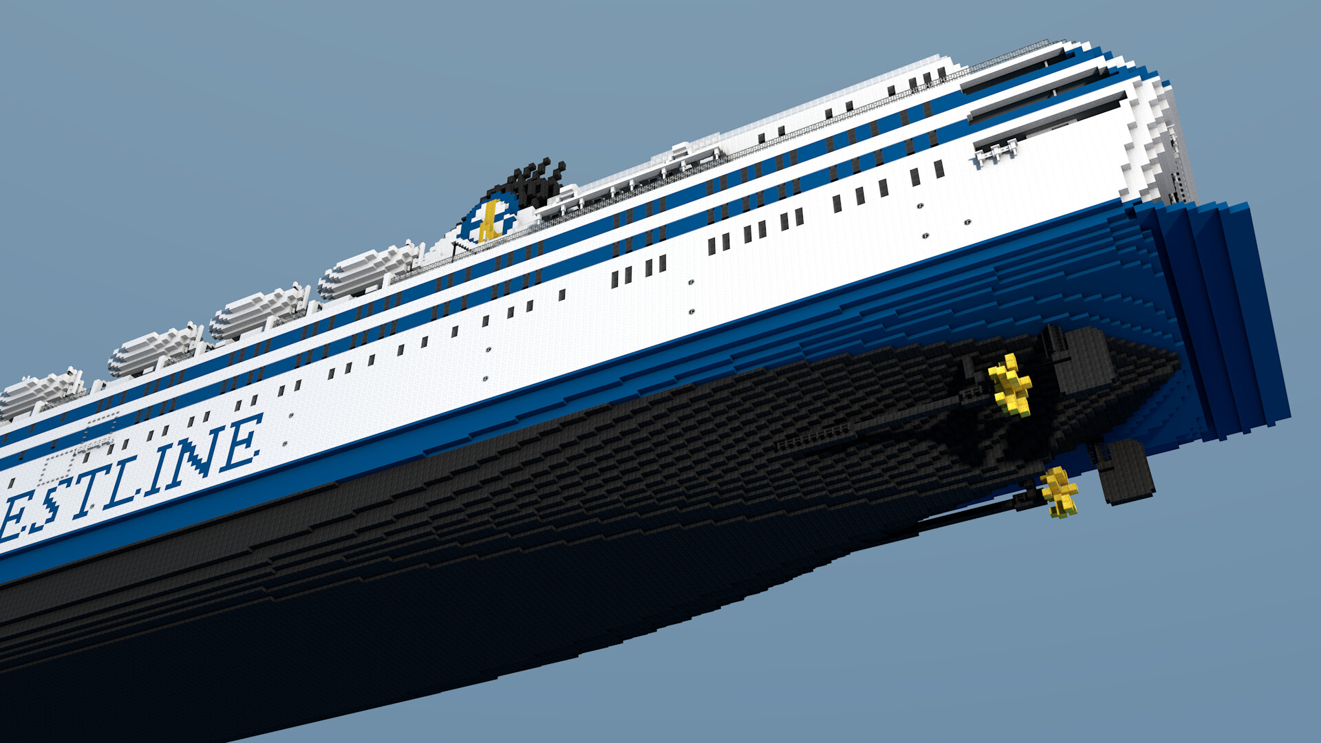 MS Estonia – scale 2:1 Minecraft Map