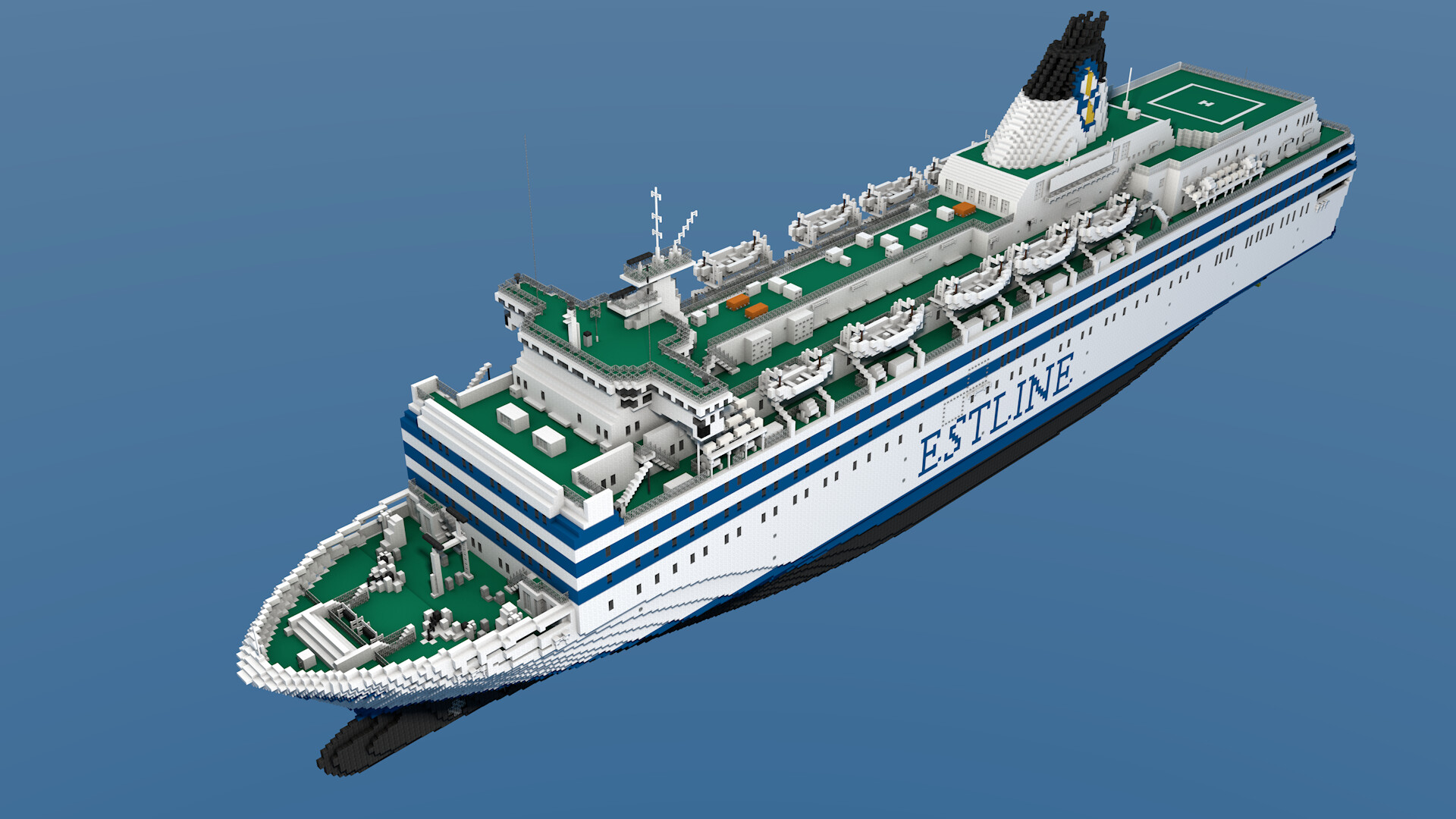 MS Estonia – scale 2:1 Minecraft Map