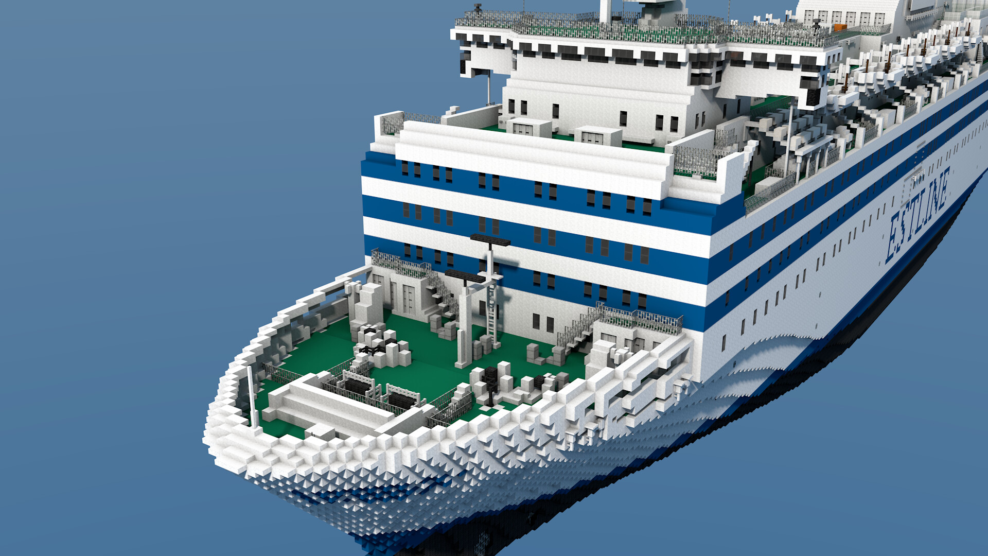 MS Estonia – scale 2:1 Minecraft Map