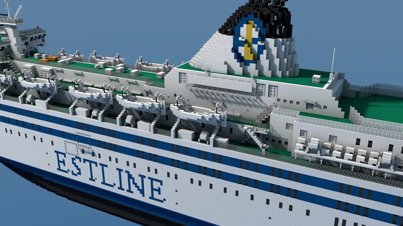 MS Estonia – scale 2:1 Minecraft Map