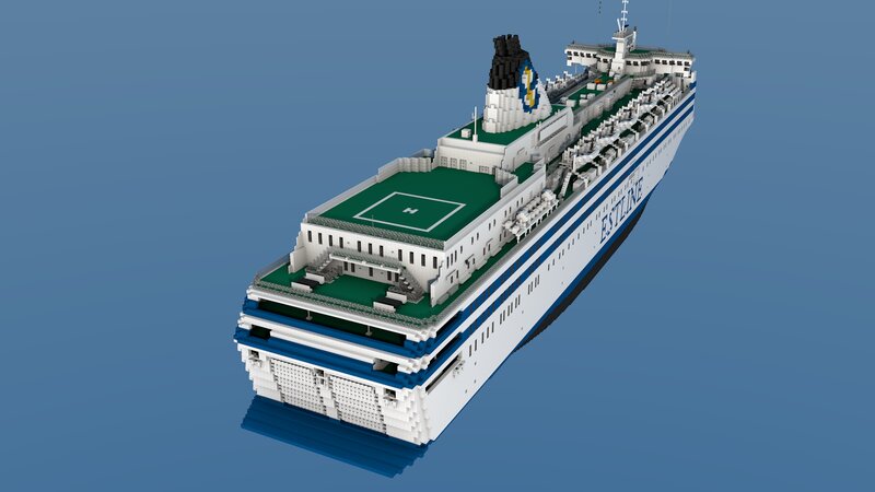 MS Estonia – scale 2:1 Minecraft Map