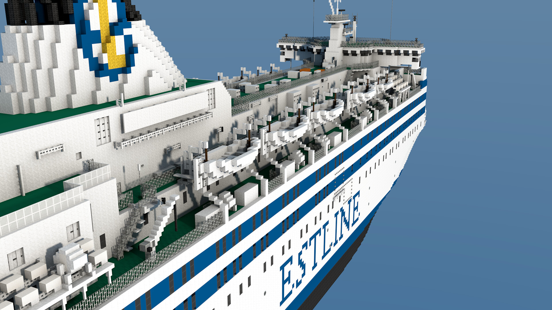 MS Estonia – scale 2:1 Minecraft Map