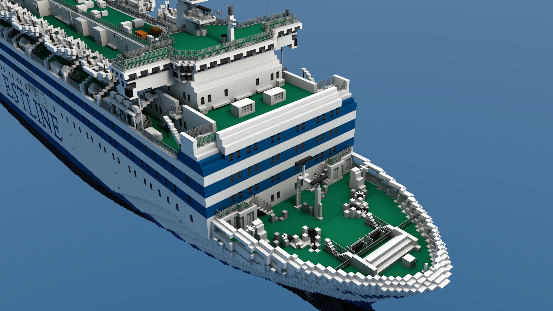 MS Estonia – scale 2:1 Minecraft Map