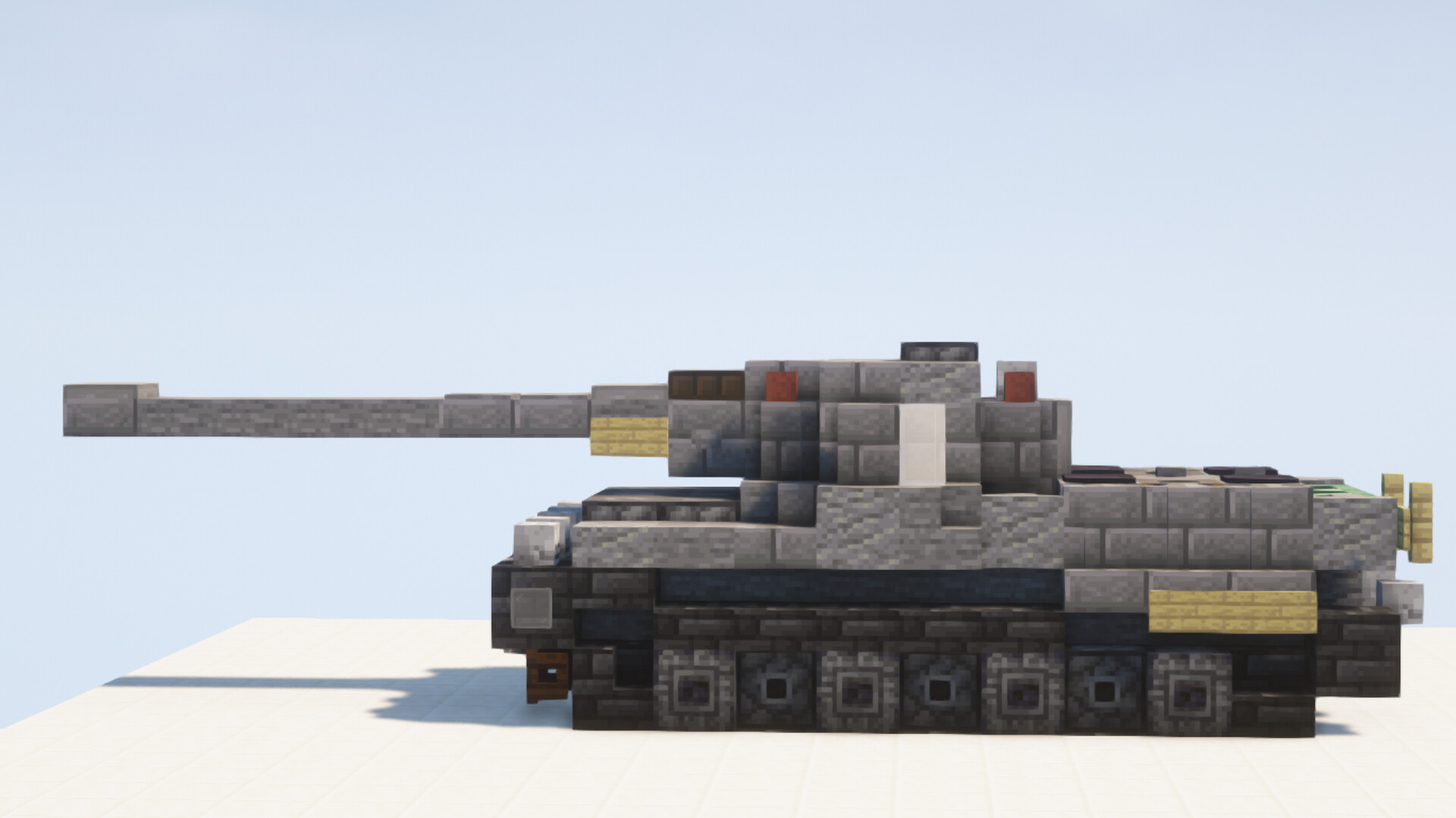 Panzer VII Löwe superheavy tank - 1.5:1 scale Minecraft Map