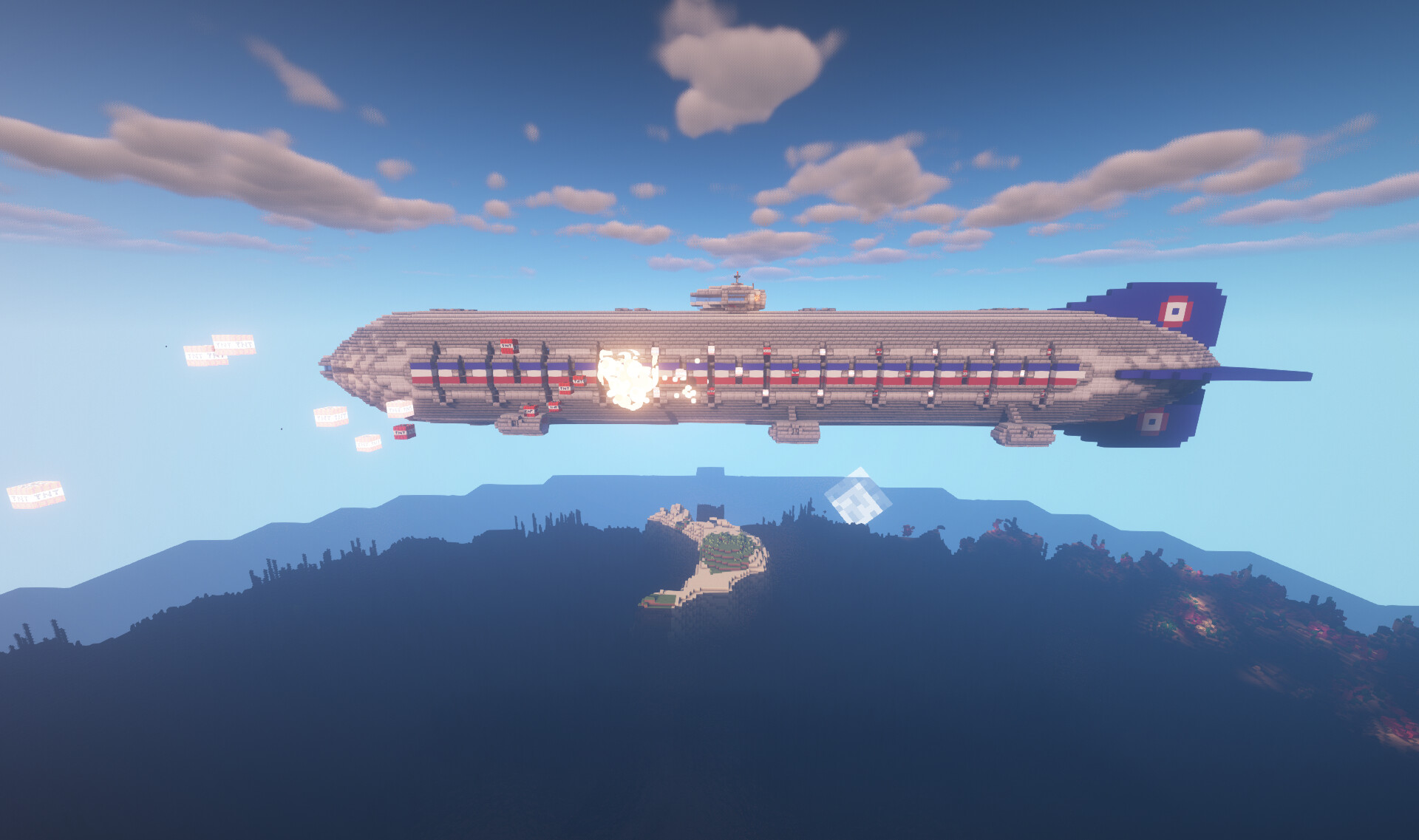 Movecraft Air Battleship - MN Bretagne || Heavy First rate Ship-of-the ...