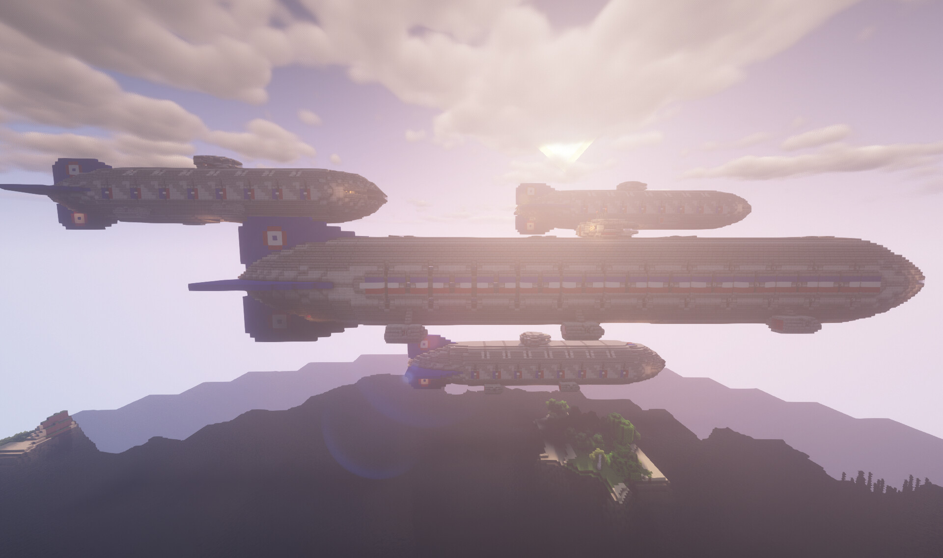 Movecraft Air Battleship - MN Bretagne || Heavy First rate Ship-of-the ...