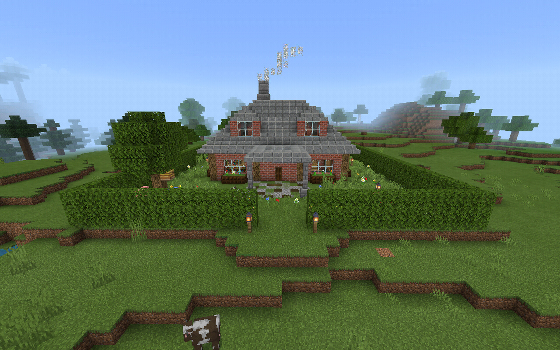Brick house by darkmazeblox Minecraft Map