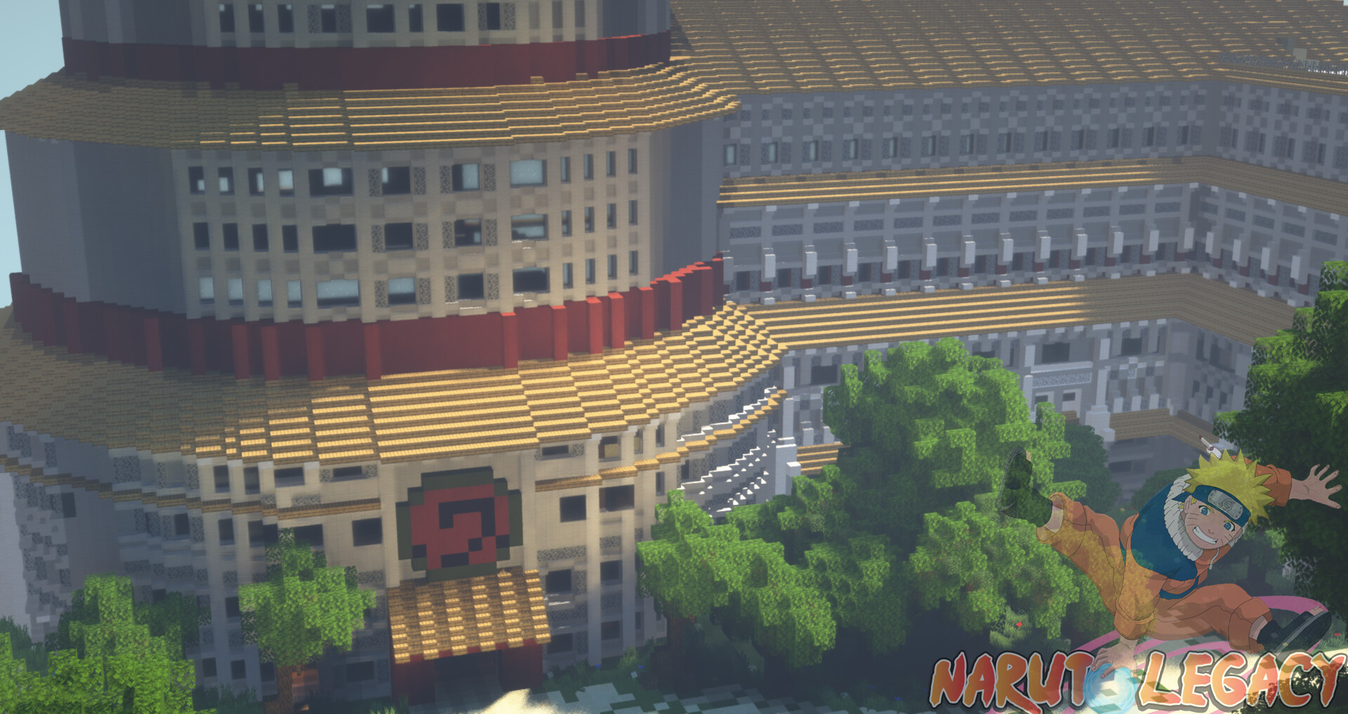 ♦ Naruto Recreation ♦ [ Konohagakure - Complete Build ] Minecraft Map