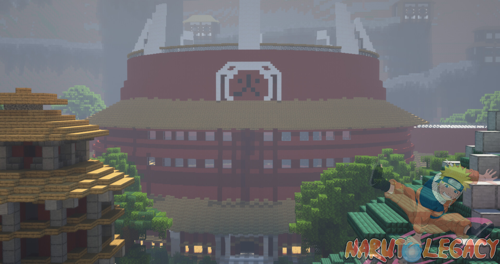 ♦ Naruto Recreation ♦ [ Konohagakure - Complete Build ] Minecraft Map