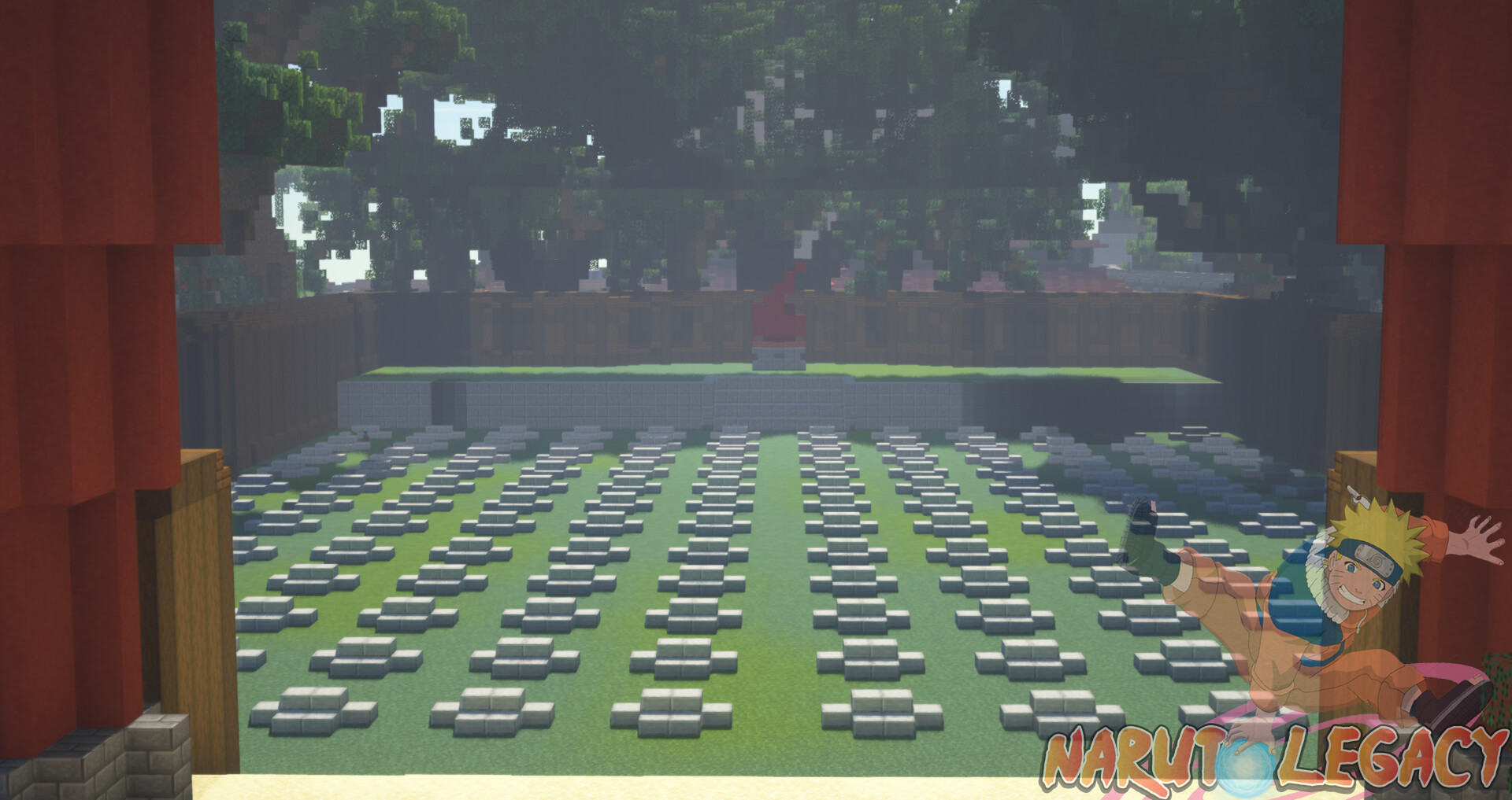 ♦ Naruto Recreation ♦ [ Konohagakure - Complete Build ] Minecraft Map