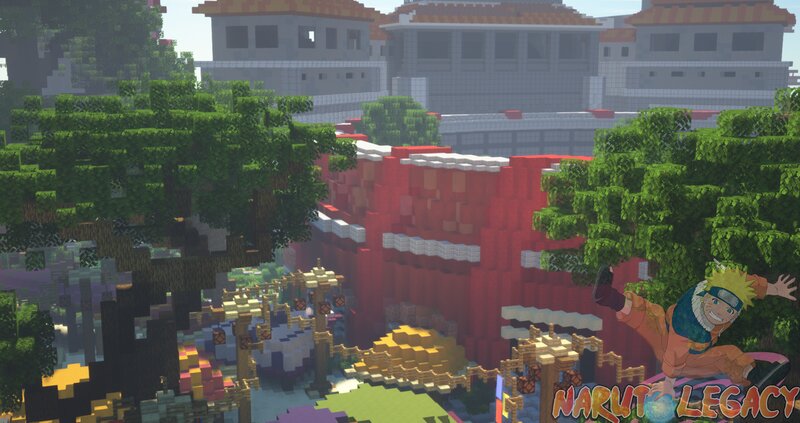 ♦ Naruto Recreation ♦ [ Konohagakure - Complete Build ] Minecraft Map