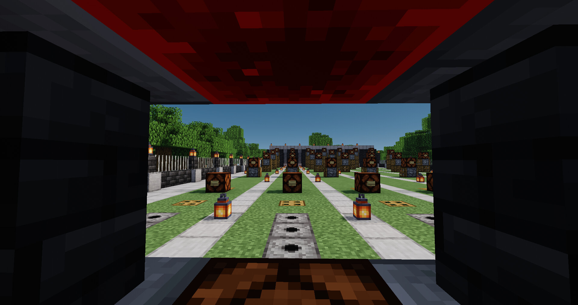Redstone Shooting Range Minecraft Map