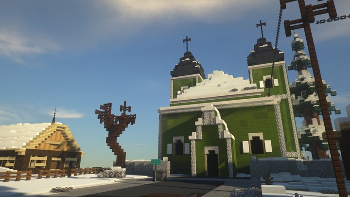 Kamenka | A small russian village. Minecraft Map