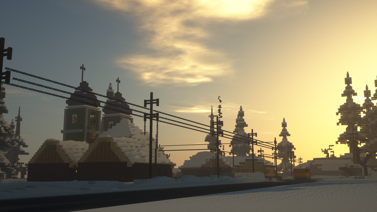 Kamenka | A small russian village. Minecraft Map