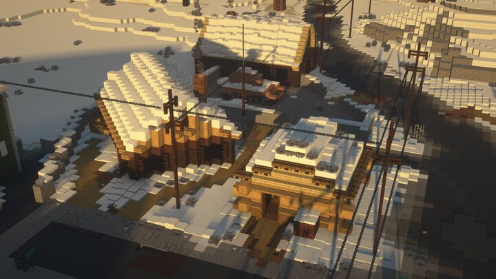 Kamenka | A small russian village. Minecraft Map