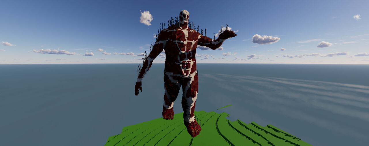 Shiganshina 1:1 Attack on Titan Minecraft Map