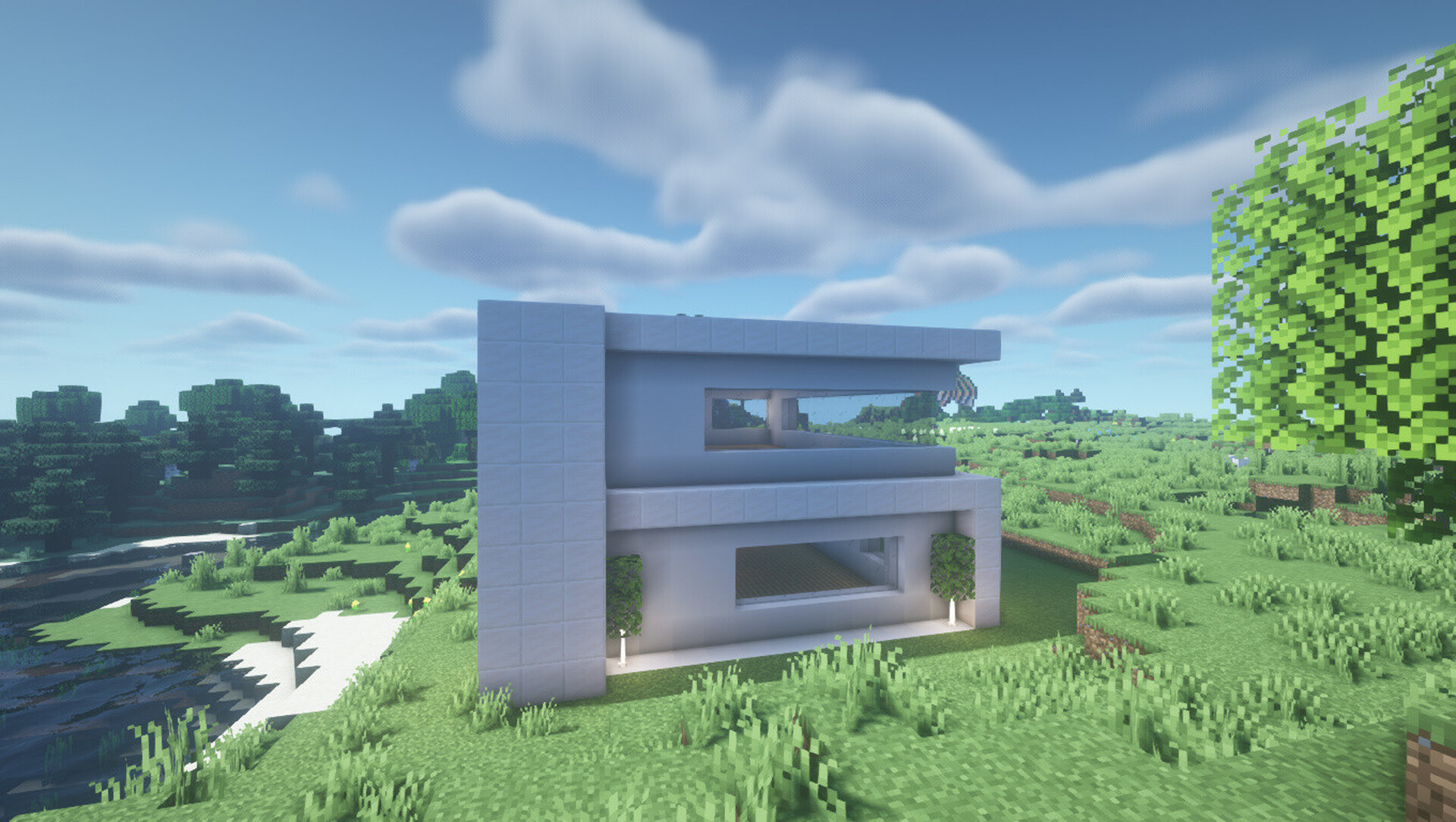 Modern House #5. (For Java & Bedrock) Minecraft Map